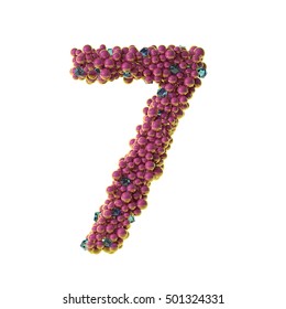 Bubbles Numbers 7 Seven 3d Illustration Stock Illustration 501324331 ...