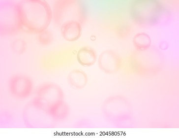 Bubbles On Pink Background Abstract Background Stock Illustration ...