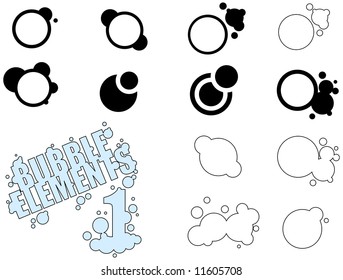 Bubbly Design Elements Stock Illustration 11605708 | Shutterstock