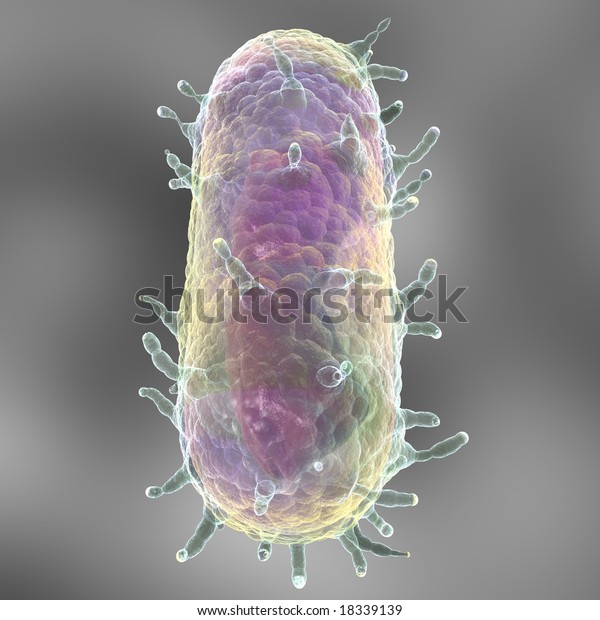 Bubonic Plague This 3d Representation Yersinia Stock Illustration ...