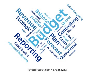 Budget Word Cloud Stock Illustration 373365253 | Shutterstock