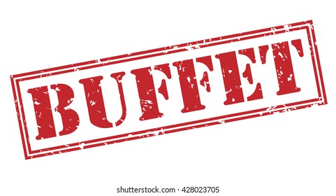 Buffet Stamp 스톡 일러스트 428023705 | Shutterstock