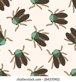 Bug Cartoon Cartoon Seamless Pattern Background Stock Illustration ...