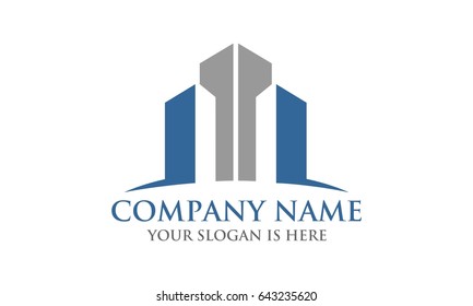 Tower Building Logo Design Inspiration Stock Vector (Royalty Free ...