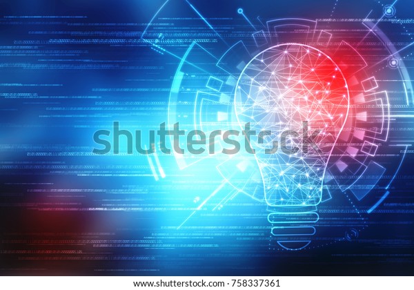 Bulb Future Technology Innovation Background Creative Stock ...