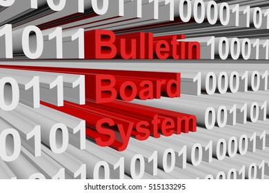 Bulletin Board System Form Binary Code 스톡 일러스트 515133295 | Shutterstock