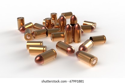 Bullets On White 库存插图 67991881 | Shutterstock
