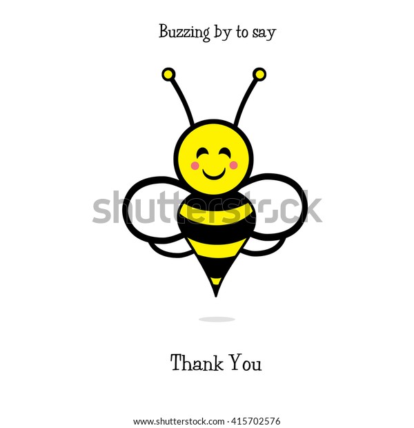 Bumble Bee Thank You Stock Illustration 415702576 | Shutterstock
