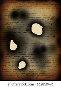 Burned Letter Background Stock Illustration 162819476 | Shutterstock