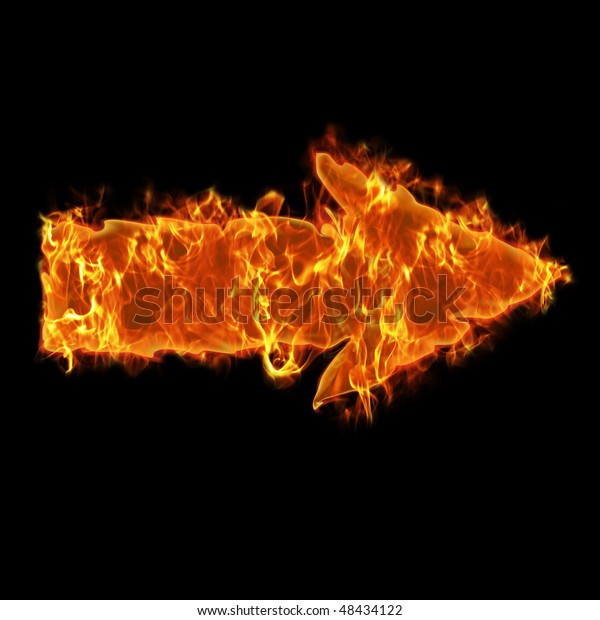 Burning Arrow Stock Illustration 48434122