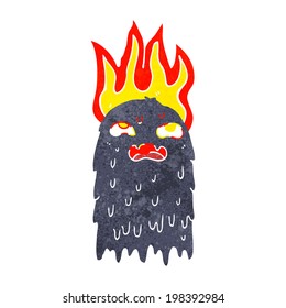 Burning Cartoon Ghost Stock Illustration 198392984 | Shutterstock
