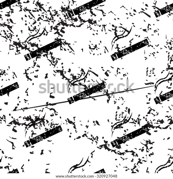 Burning Cigarette Pattern Grunge Black Image Stock Illustration 320927048