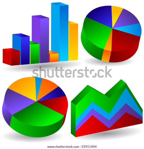 Business Chart Set Stock Illustration 33911404 | Shutterstock