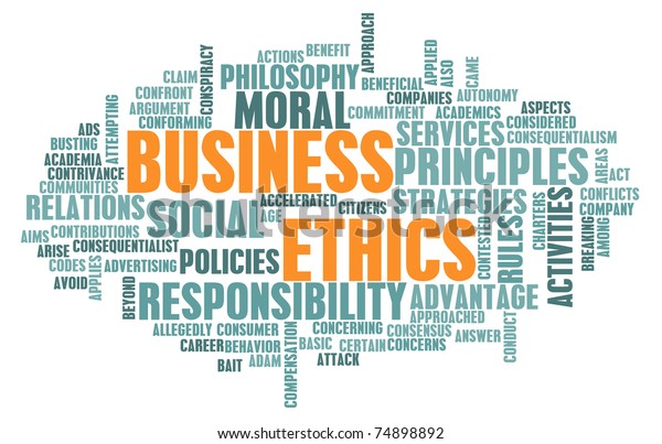 Business Ethics Guidelines Concept Stock Illustration 74898892