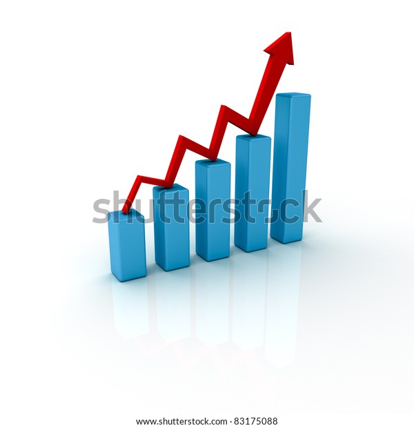 Business Graph Rising Arrow Stock Illustration 83175088 | Shutterstock