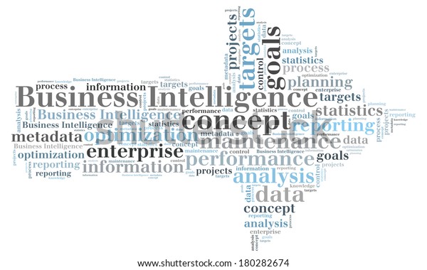 Business Intelligence Word Cloud Stock Illustration 180282674 ...