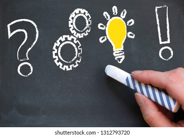 Business Process Idea Solution Stock Illustration 1312793720