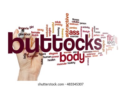 Buttocks Word Cloud Stock Illustration 483345307 | Shutterstock