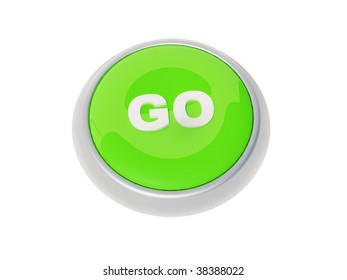 Button Text Go Isolated On White Stock Illustration 150682616 ...