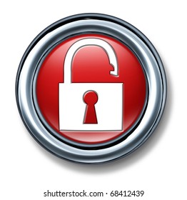 Button Push Select Red Firewall Network Stock Illustration 68412439 ...
