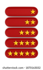 Button Star On White Background Isolated Stock Illustration 1870163032 ...