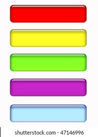 Web Buttons Flat Design Template Color Stock Vector (Royalty Free ...