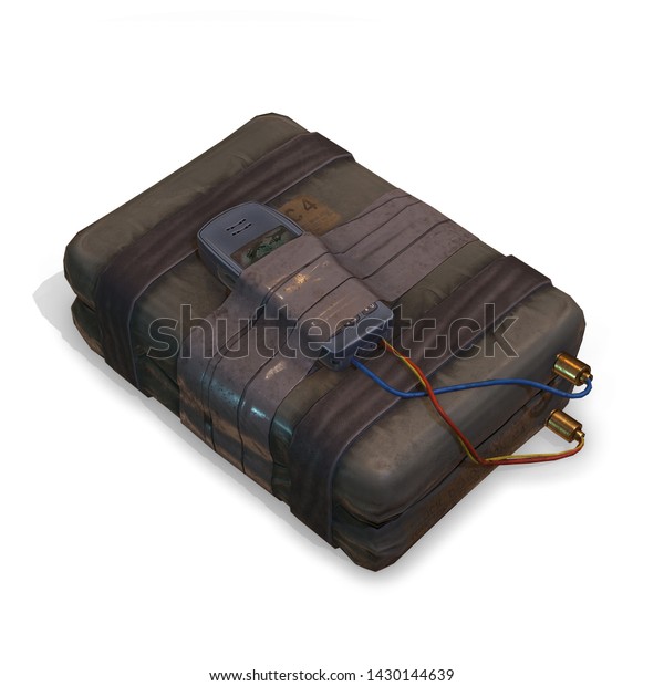 C4 Bomb Timer Explosive Device 3d Stock Illustration 1430144639 ...
