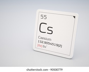 Caesium Element Periodic Table Stock Illustration 90500779 | Shutterstock