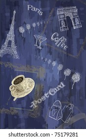 Cafe Theme Background Stock Illustration 75179281 | Shutterstock