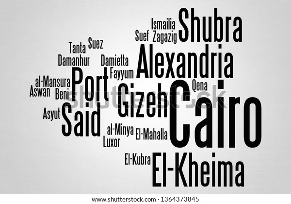 Cairo Word Cloud Cities Egypt Stock Illustration 1364373845 | Shutterstock