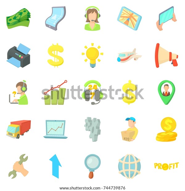 Calculation Salary Icons Set Cartoon Set Stock Illustration 744739876 ... Calculation Salary Icons Set Cartoon Set Stock Illustration 744739876 ...