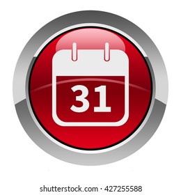 Calendar Button Isolated Stock Illustration 427255588 | Shutterstock