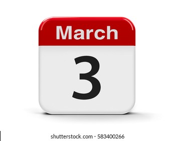 Calendar Web Button Third March World Stock Illustration 583400266 ...