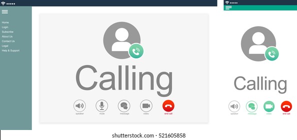 90,540 Calling interface Images, Stock Photos & Vectors | Shutterstock