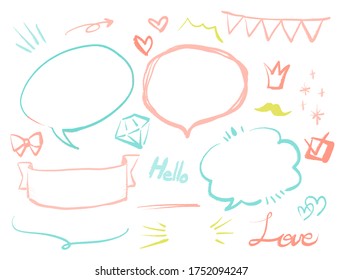 Callout Patterns Different Shapes Stock Vector (Royalty Free ...