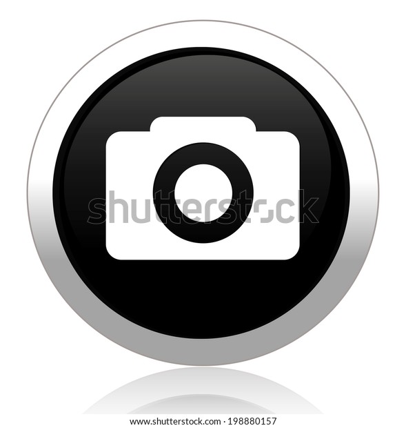 Camera Icon Button Graphic Design Element Stock Illustration 198880157 ...