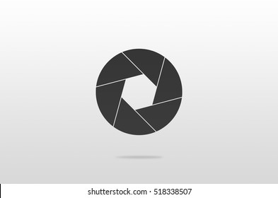 Digital Slr Camera Shutter Set Circular: vector de stock (libre de ...