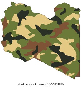 Camo Texture Map South Dakota Stock Illustration 434490082