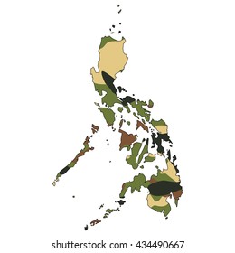Camo Texture Map Philippines Stock Illustration 434490667 | Shutterstock