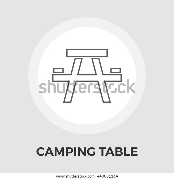 Camping Table Icon Stock Illustration 440081164 | Shutterstock