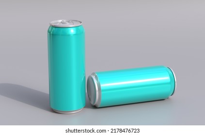 Can 3d Render Mockup Template Illustrationhigh Stock Illustration ...