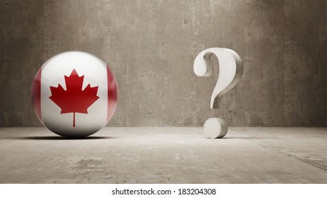 Canada High Resolution Question Mark Concept Stock Illustration ...