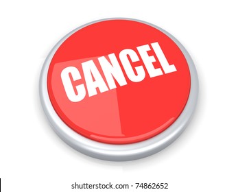 Cancel Button 3d Rendered Illustration Isolated Stock Illustration ...