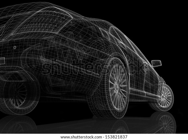 Modelo de coche 3D