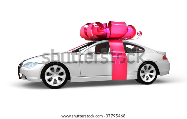 Car Bow Stock Illustration 37795468