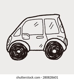 Car Doodle Stock Vector (Royalty Free) 282208583 | Shutterstock