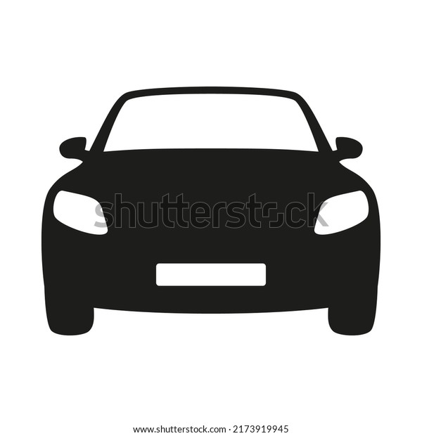 Car Icon Car Front View Simple Stock Illustration 2173919945 | Shutterstock