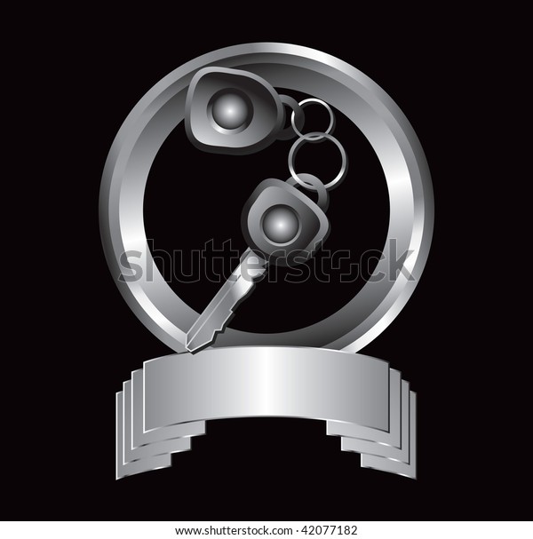 Car Keys Silver Display Stock Illustration 42077182 | Shutterstock
