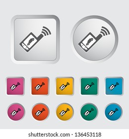 Car Remote Control Icon Vector Version Stock Illustration 136453118 ...