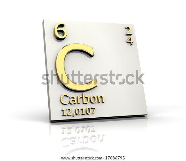 Carbon Form Periodic Table Elements Stock Illustration 17086795 ...